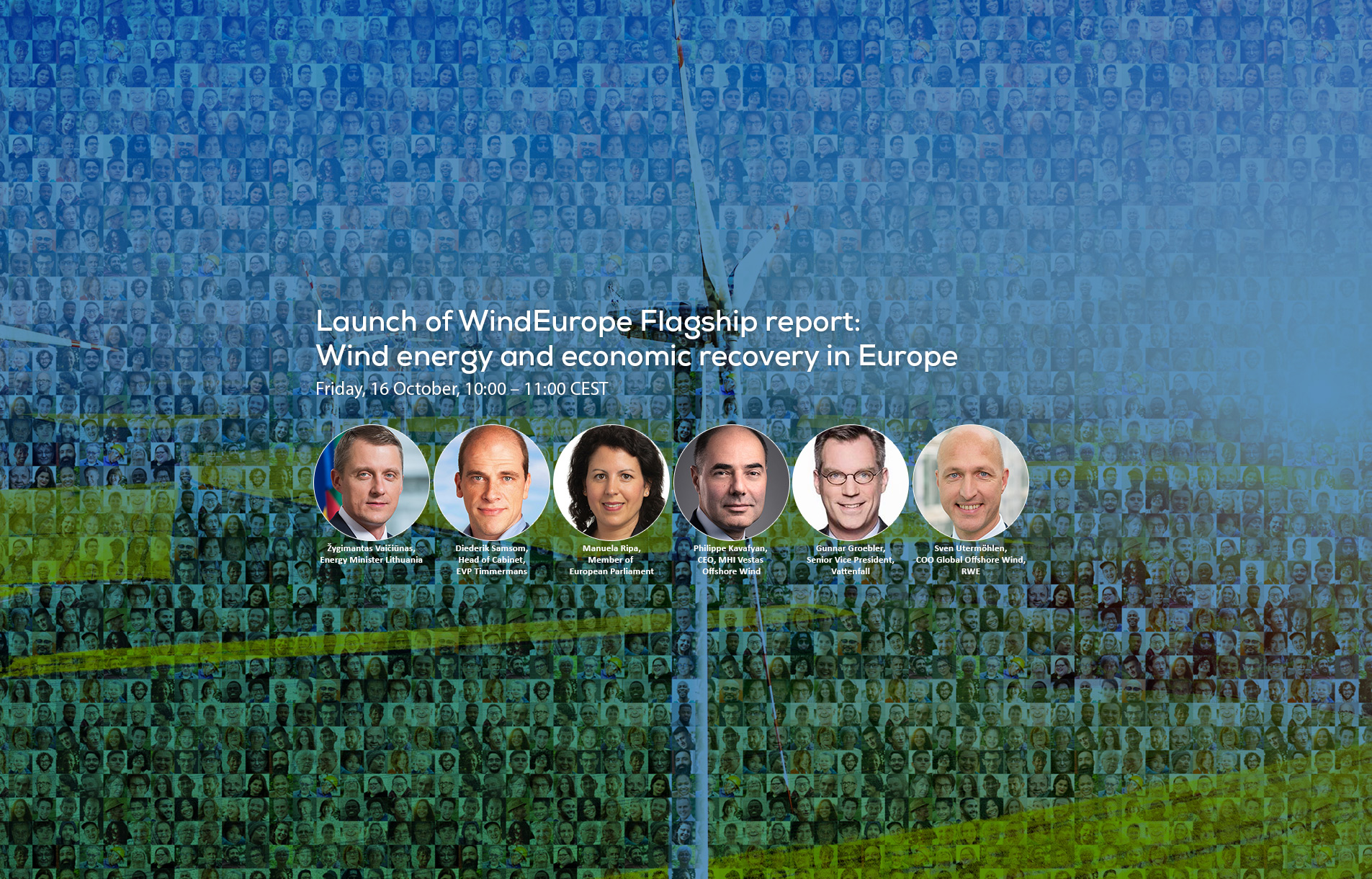 Launch of WindEurope Flagship report: Wind energy and economic recovery ...